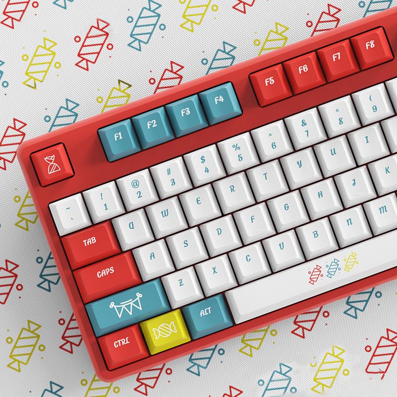 Color Toffee Pudding Keycap PBT Dye Sublimation | Mechanical Keyboard ...