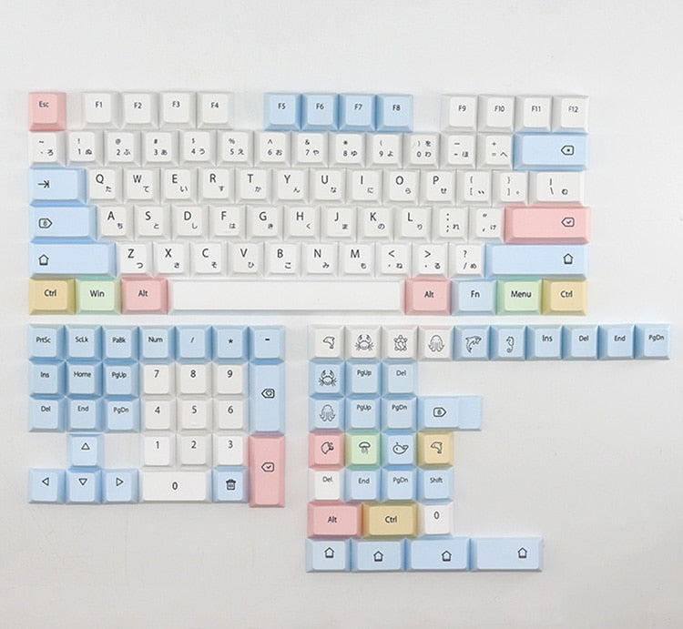 Kawaii keycaps without keyboard | Cute keycaps set | Japanese keycaps ...